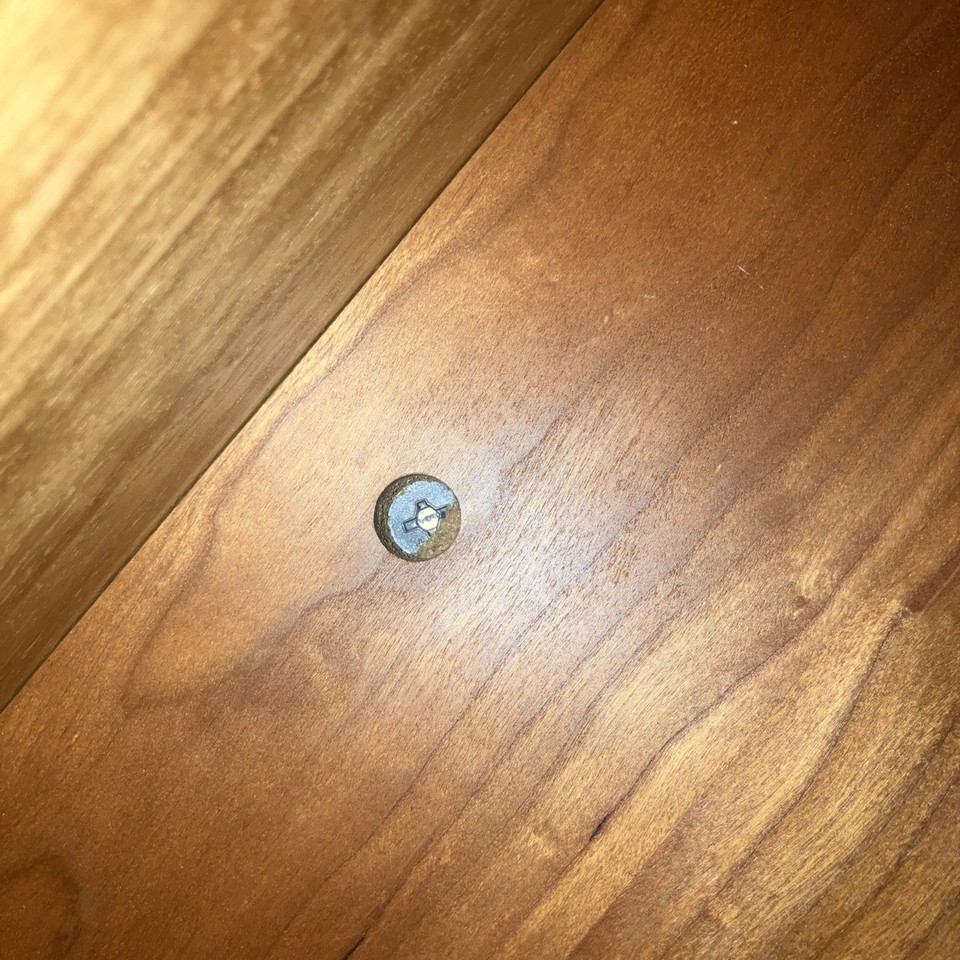 Dining table (wood veneer, solid design) | eBay UK