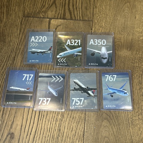 Lot of 7 NEWLY Released 2025 Delta Pilot Trading Cards Centennial ...