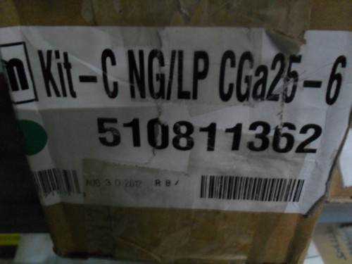 Weil-McLain 510811362 NG To LP Conversion Kit F/CGA25-6 | eBay