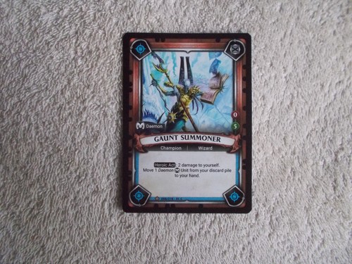 Warhammer: Age of Sigmar Champions "GAUNT SUMMONER" #008 trading card B ...