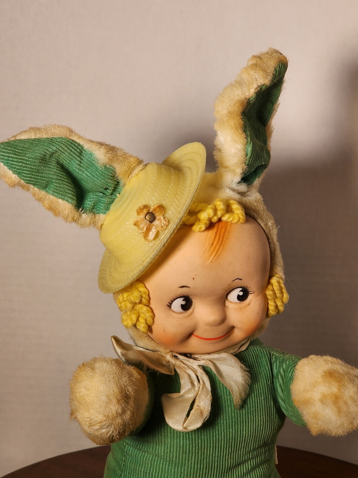 Rare Japan Kewpie Doll Bunny Rabbit Knickerbocker w/music box | eBay