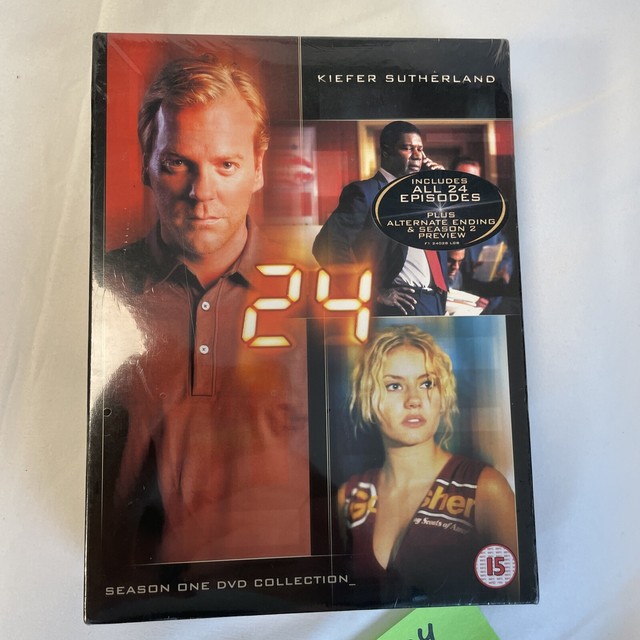 24 Season 1 DVD Kiefer Sutherland Leslie Hope Sarah Clarke Elisha ...