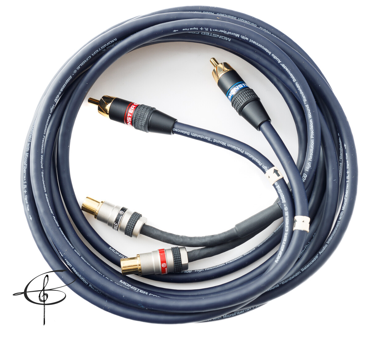 Monster Interlink 400 NOS Cable RCA Male-Female right/left 2m M-F NEW ...