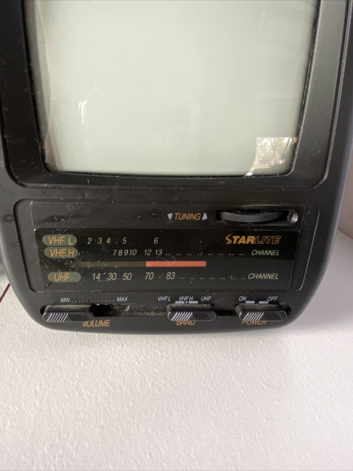 Vintage Starlite Portable 4.5" Black & White TV *TESTED, WORKING* | eBay