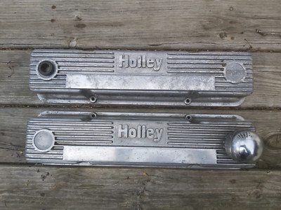 VINTAGE CHEVROLET HOLLEY VALVE COVERS 140R-50B ORIGINAL OEM CLASSIC ...