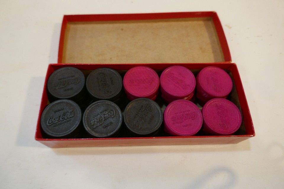 Vintage Coca Cola 1940's-50's Checkers | eBay
