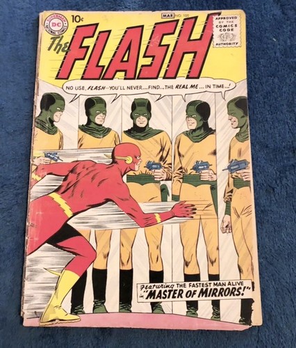 Flash #105 1st Mirror Master Cover Detached(READ DESCRIPTION)UPDATED | eBay