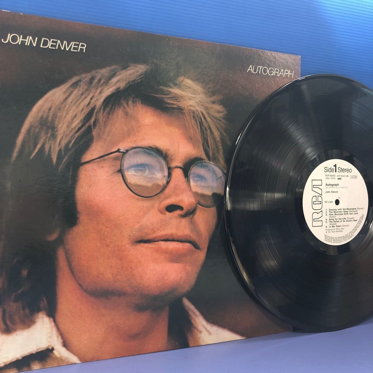 c LP John Denver AUTOGRAPH White Label Promo Records on 5 or more items ...
