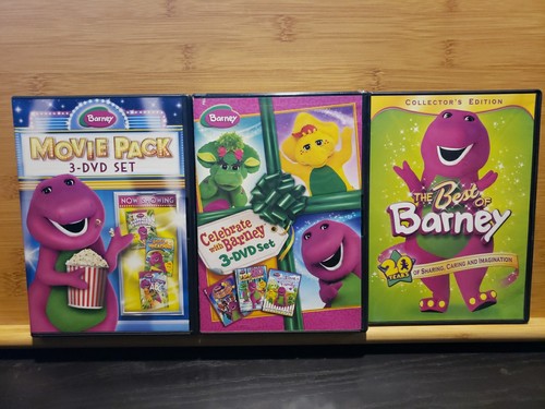Barney Lot of 7 DVDs In 3 Cases | eBay