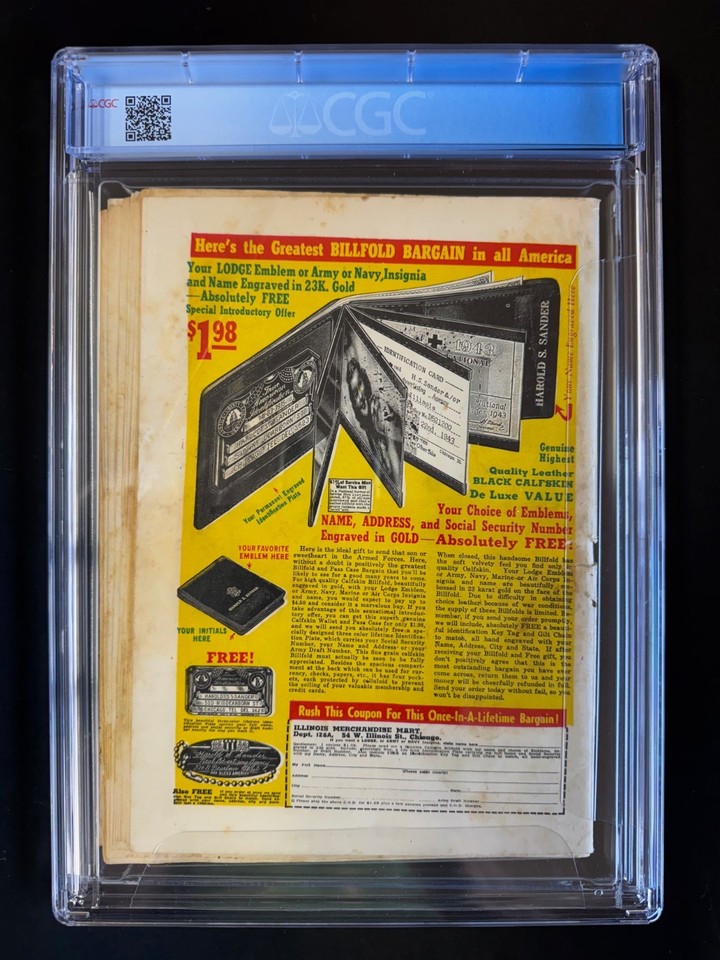 All-American Comics #53 CGC 1.0 Green Lantern -EXCEL Colors - NEW CGC ...