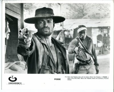 POSSE-8X10 PROMO STILL-MARIO VAN PEEBLES-MELVIN VAN PEEBLES-BLACK ...