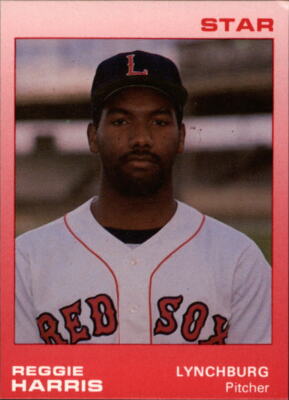 1988 Lynchburg Red Sox Star #9 Reggie Harris Waynesboro Virginia ...