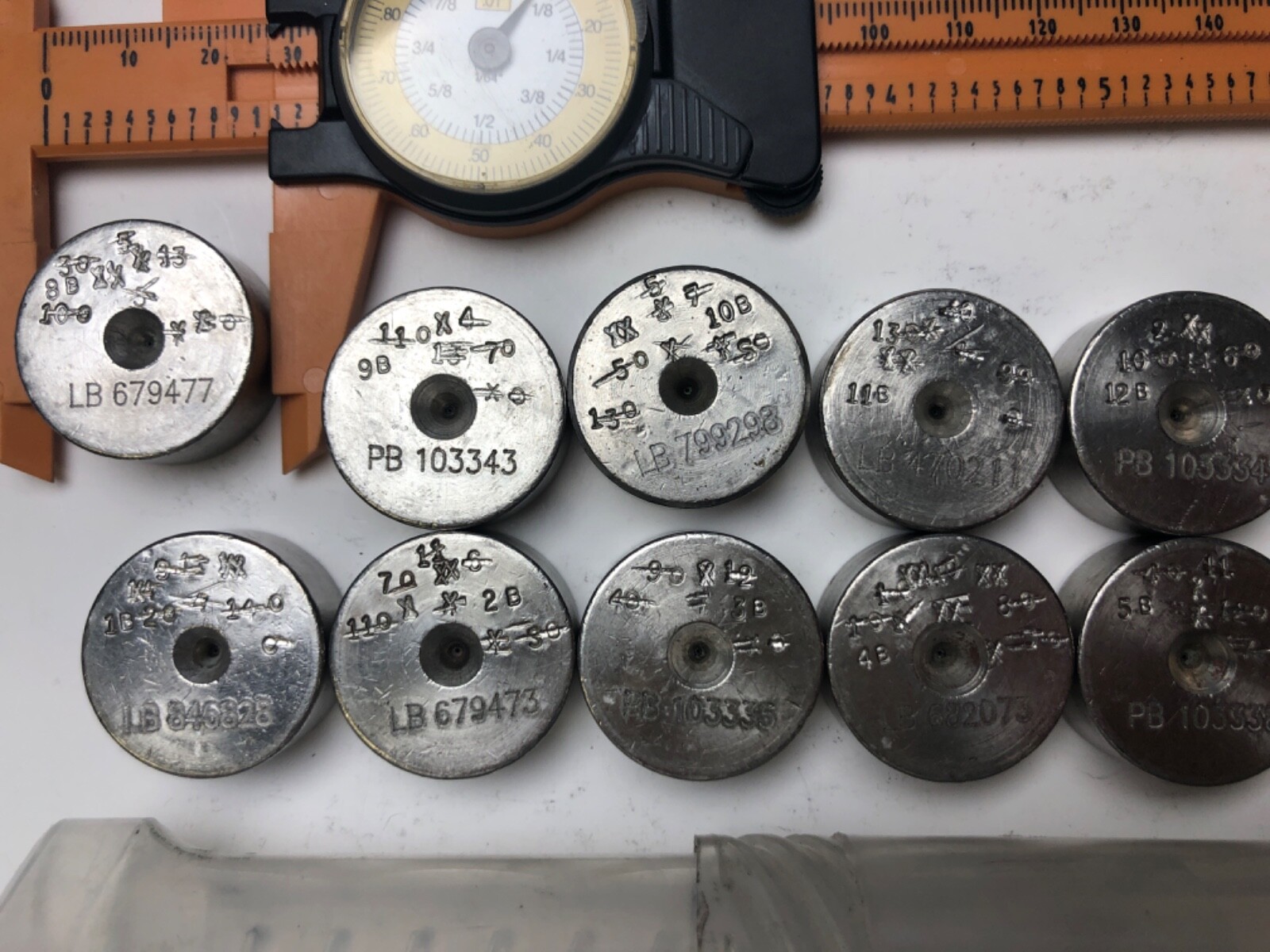 Matched Elongation Wire Diamond Poly Die Drawing Set of 14 0.3606 | eBay