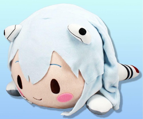RARE Evangelion Mega BIG Plush doll Rei White suit ver. 2020 from JAPAN ...
