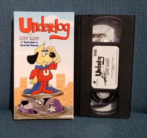 Underdog Vs. Riff Raff (VHS, 2000) Videotape 2 Episodes + Special Bonus ...