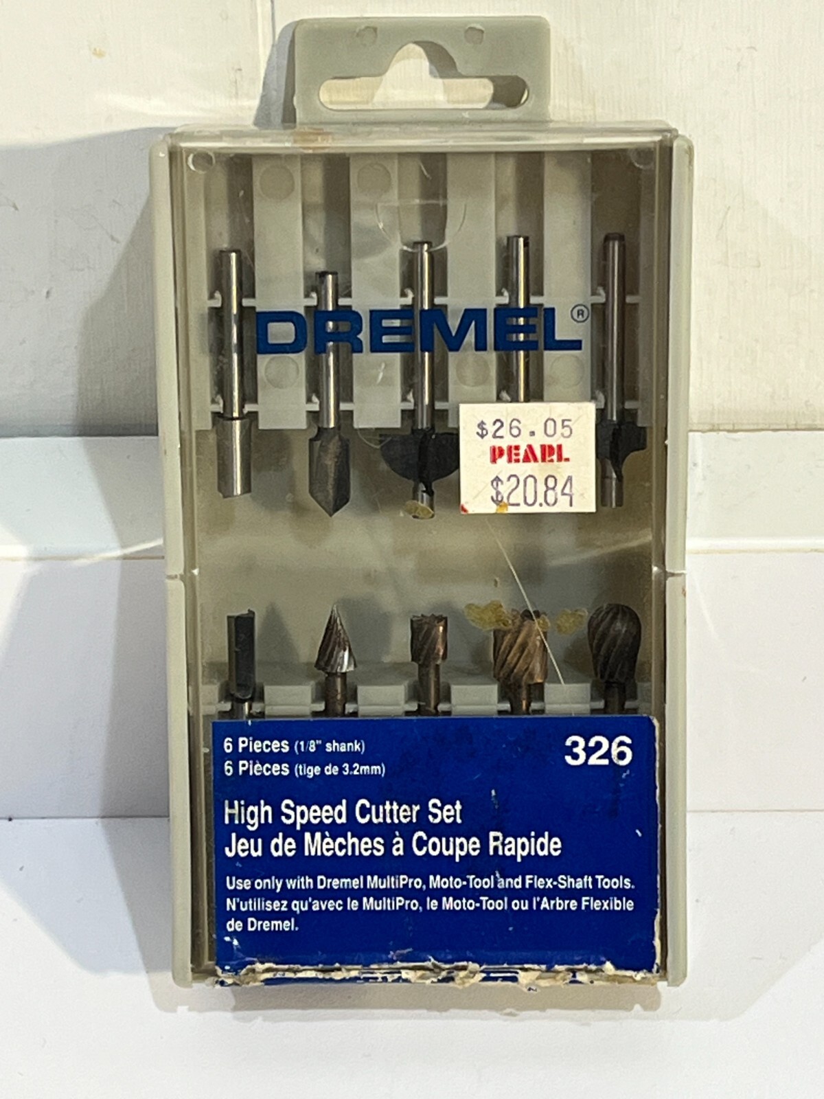 Dremel 10 Piece High Speed Cutter Bit Set with Case 326 - Authentic ...