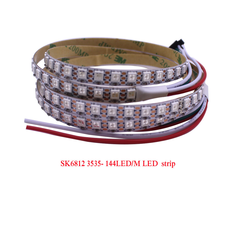 SK6812 WS2812B Mini LEDs Individual Addressable 4mm/5mm Width Tiny 60 ...