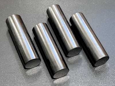 Black Shungite Cylinder Harmonizer Rod (4 Inches) Gemstone Decor Supply ...