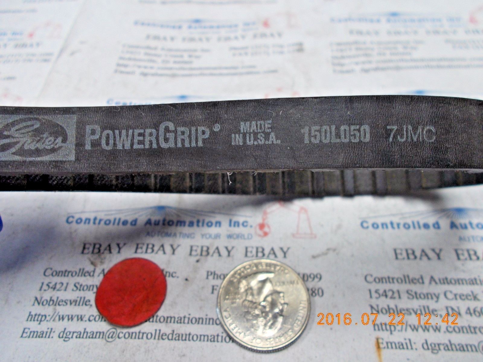 Gates 150L050-7JMC Power Grip Timing Belt | eBay