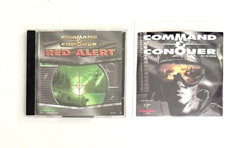 Command & Conquer + Red Alert Pc CD-Rom - Lot of 2 - Westwood Studios ...