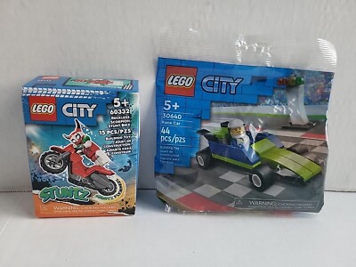 Lego City 30640 Race Car and LEGO 60332 Reckless Scorpion Stunt Bike | eBay