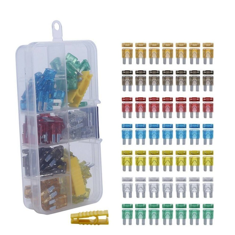 140Pcs Micro 2 Fuses Blade Fuse Kit Automotive Commercial Assortment ...