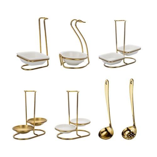 standing spoons Rest Colander Spoon Rest Holder for Buffet Household ...