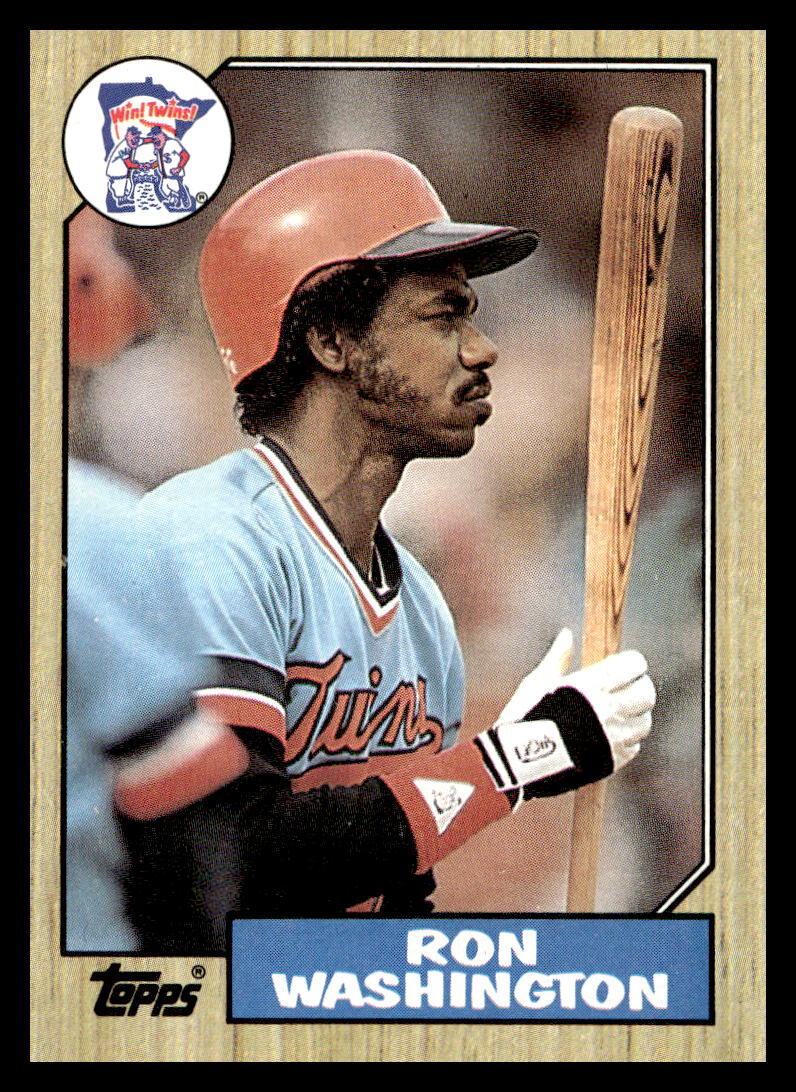 1987 Topps #169 Ron Washington Minnesota Twins | eBay