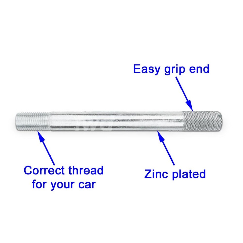 ALLOY WHEEL FITTING REMOVAL ALIGNMENT TOOL FOR VW (M14x1.5) BOLT STUD ...