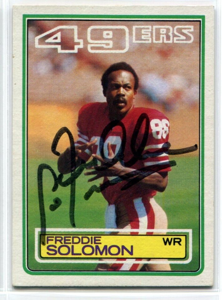 RENALDO NEHEMIAH 1983 Topps Football AUTOGRAPH Signed 49ers #171 | eBay