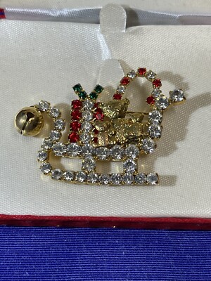 Vintage Amanda Smith Sleigh Pin Brooch | eBay