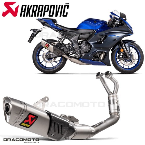 YAMAHA YZF-R7 2021-2022 Full exhaust AKRAPOVIC S-Y7R11-HAPT | eBay ...