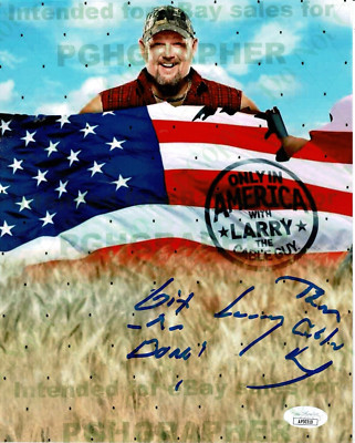 LARRY THE CABLE GUY SIGNED AUTOGRAPHED 8x10 - Nebraska - J.S.A ...
