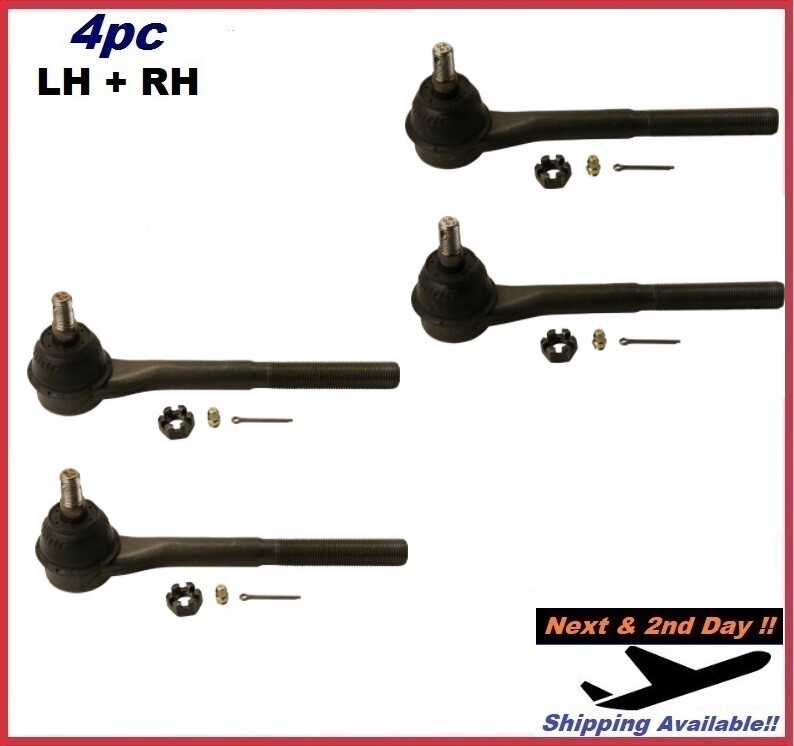 For CHEVROLET GMC -MOOG Tie Rod End SET Inner&Outer Kit ES350L ES370R ...
