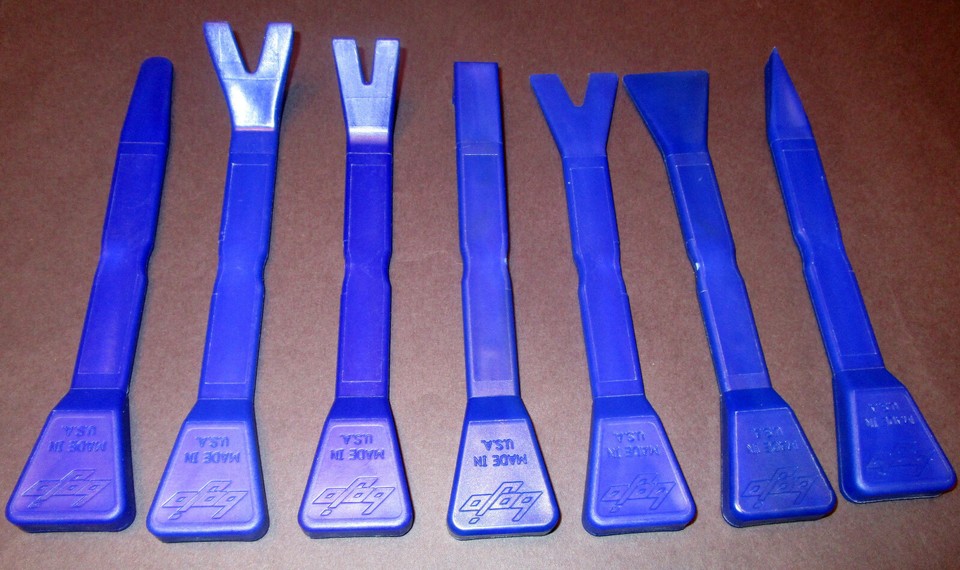 Bojo 7 Pc. Pry/Trim Removal Tools for Car Panels and Radios | eBay