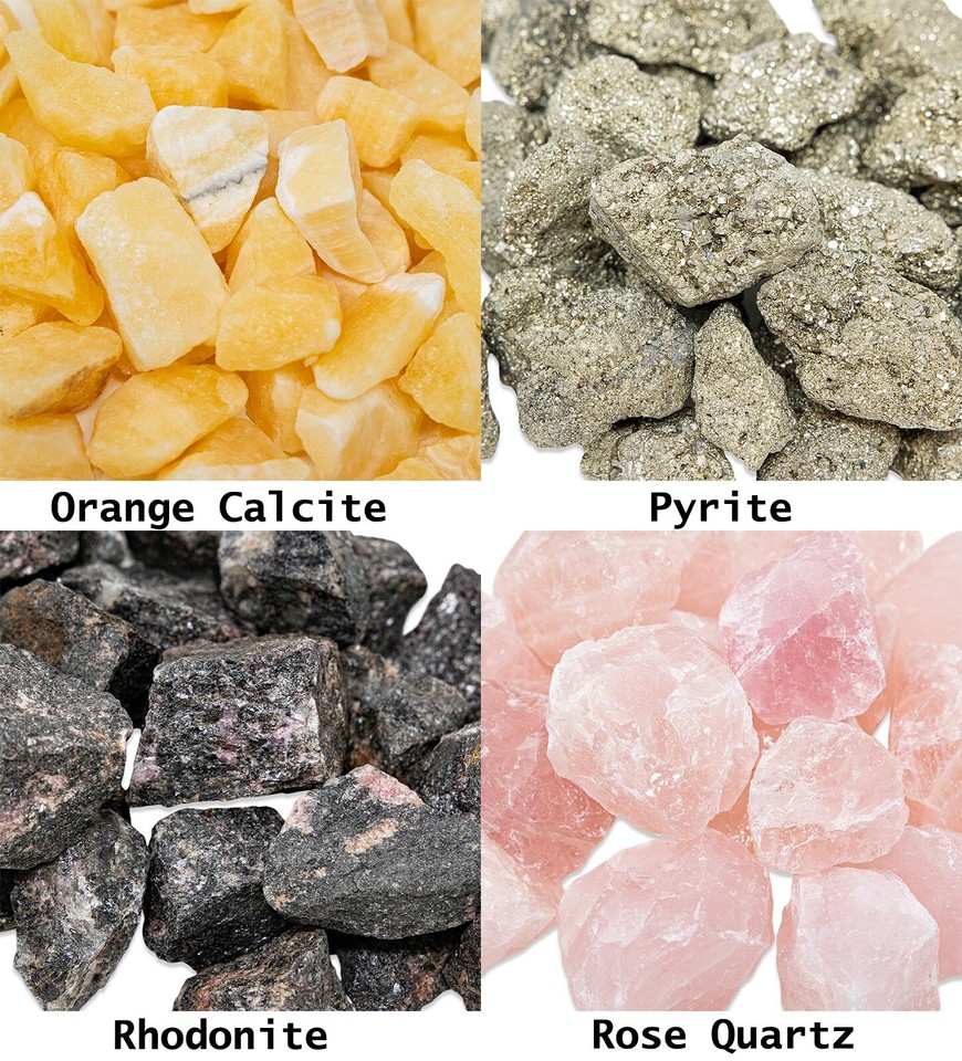 1/2 LB ROUGH CRYSTALS BULK WHOLESALE ROCKS MINERALS FOR TUMBLING ...