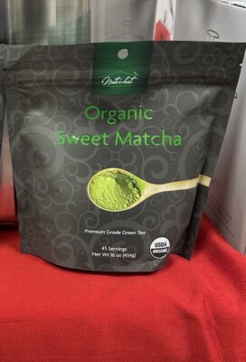 3x Lot Nutri Hut Organic Sweet Matcha Green Tea 16 Oz Each Ex 10/26 | eBay