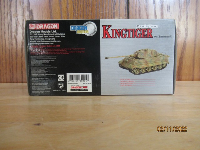 Dragon Armor 1/72 Item Number 60105 King Tiger Porsche Turret With ...