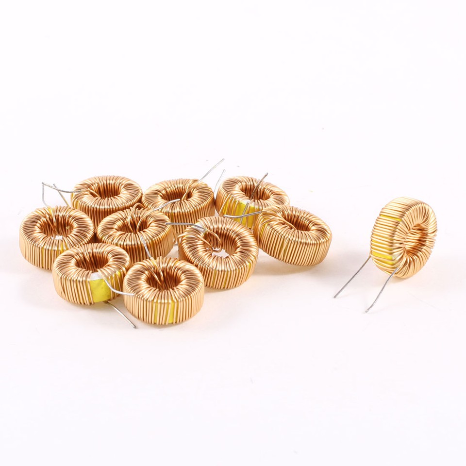 10 Pcs Toroid Core Inductor Wire Wind Wound 220uH 31mOhm 0.5A Coil ...