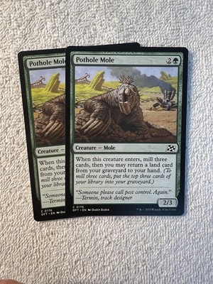 Magic - X2 Pothole Mole - Aetherdrift - Green - NM - MTG - 💎Shinetized ...