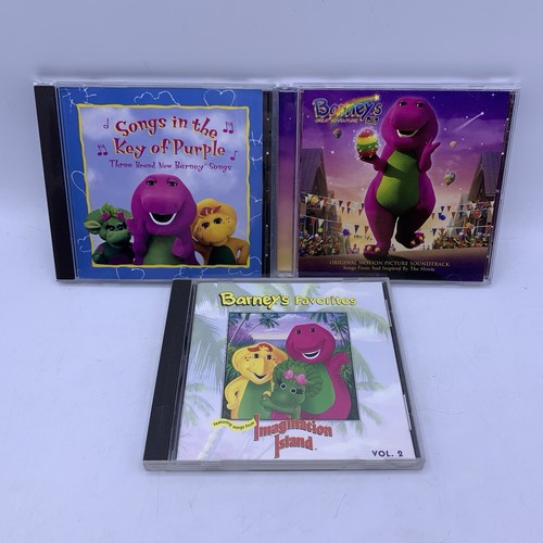 BARNEY 3 CD LOT: Great Adventure Soundtrack, Favorites Vol 2, Songs In ...