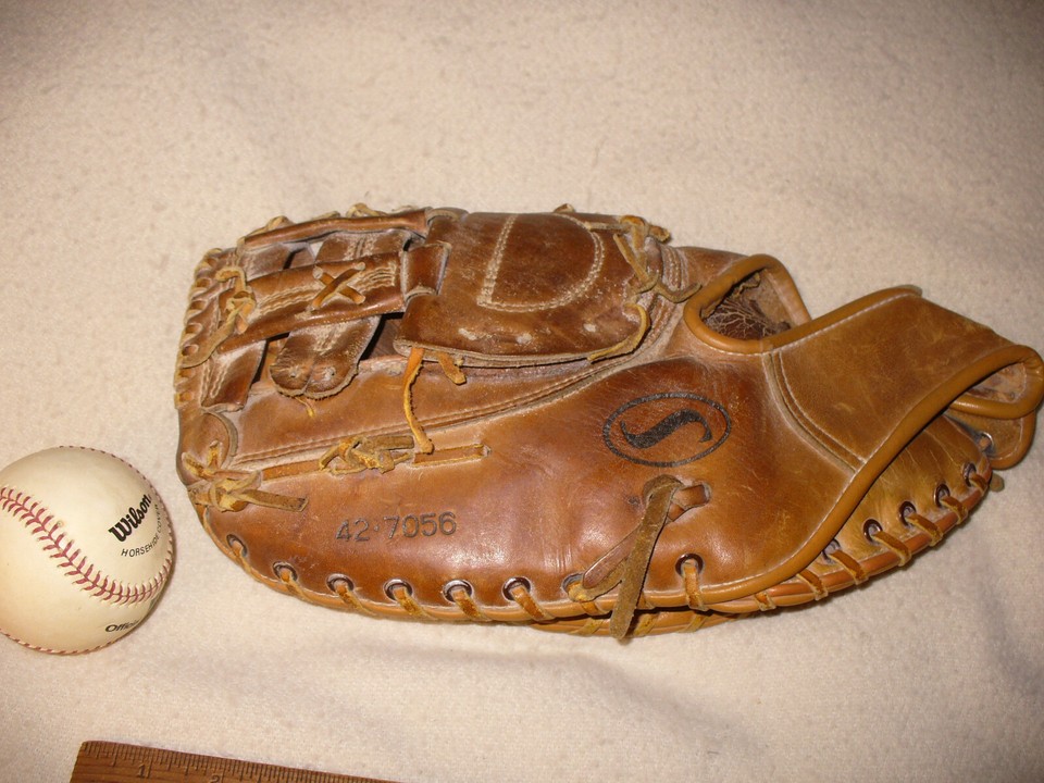 Vintage Spalding 1st Base 42-7056 The Digger Baseball Glove First Base ...