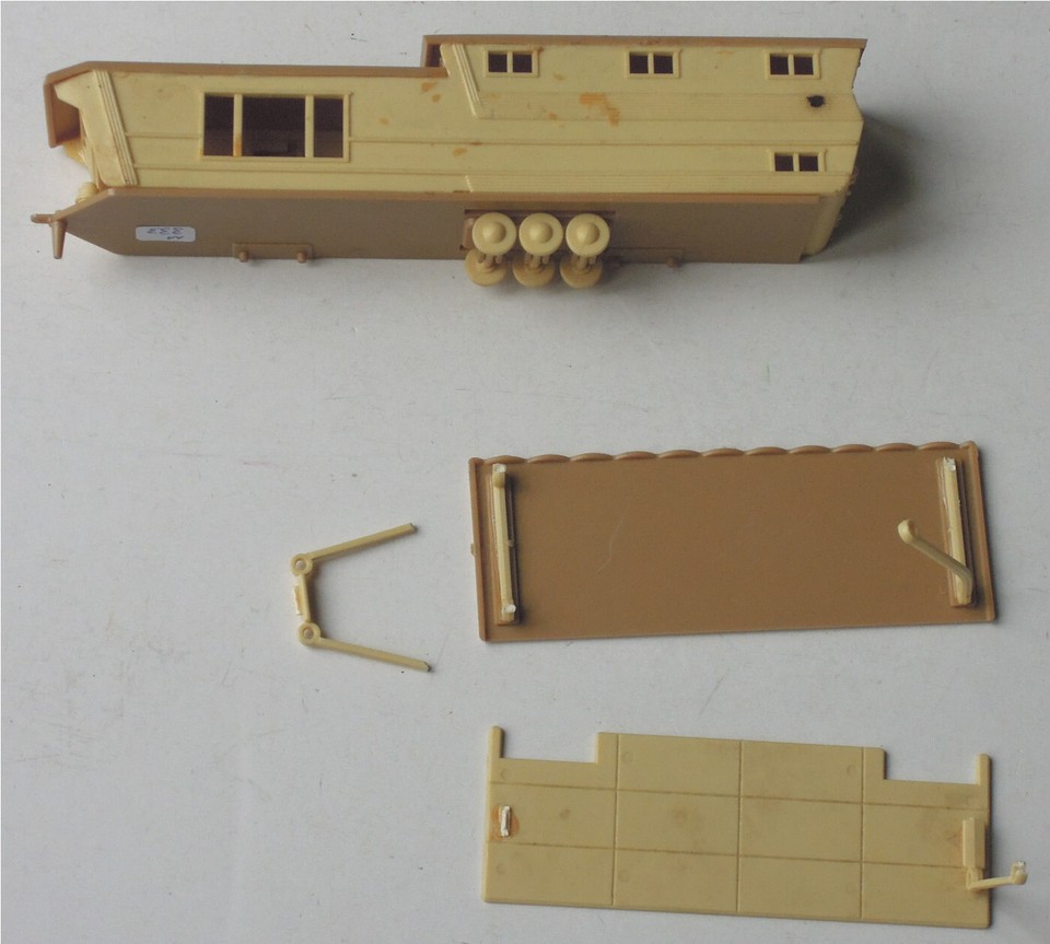 4m333 HO scale motor home trailer with awning building structure | eBay