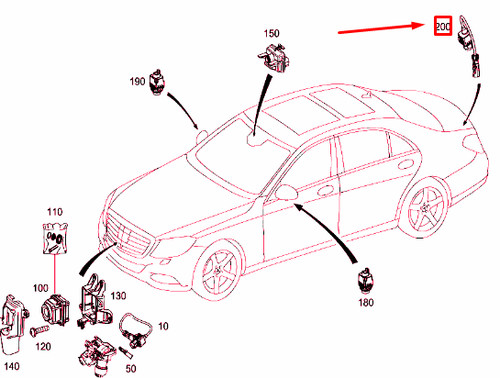 NEW MERCEDES-BENZ S W222 TAILGATE REARVIEW CAMERA A2229054509 OEM | eBay