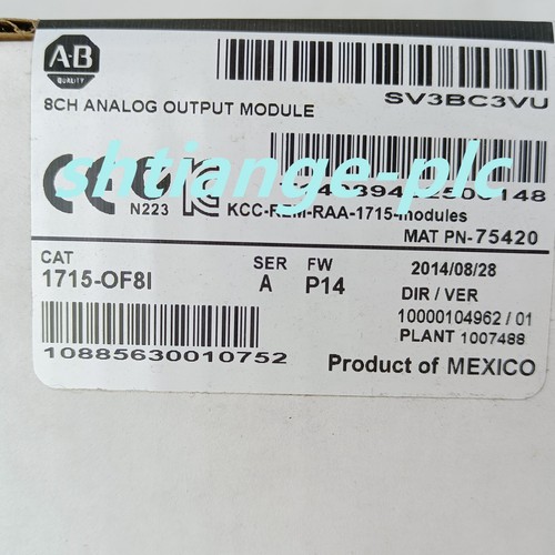 NEW in stock 1715-OF8I 1715OF8I ControlLogix 8 Point Analog Output 1715 ...