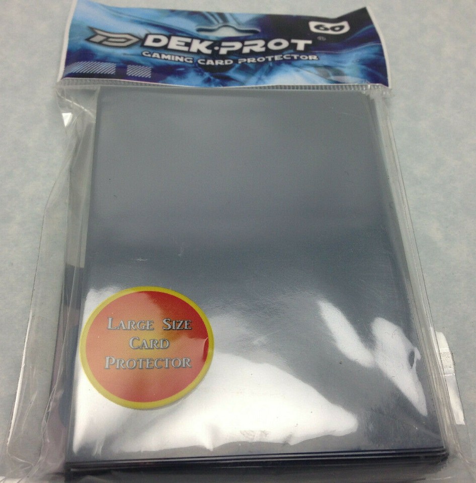 60 Large Standard Size Deck.Prot Pokemon/Digimon/MTG Protector Sleeves ...