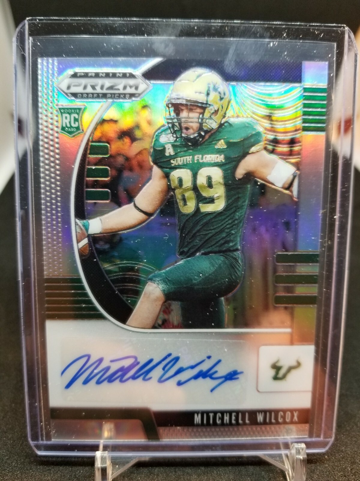 Mitchell Wilcox 2020 Panini PRIZM Draft Picks Autograph Silver Rookie ...