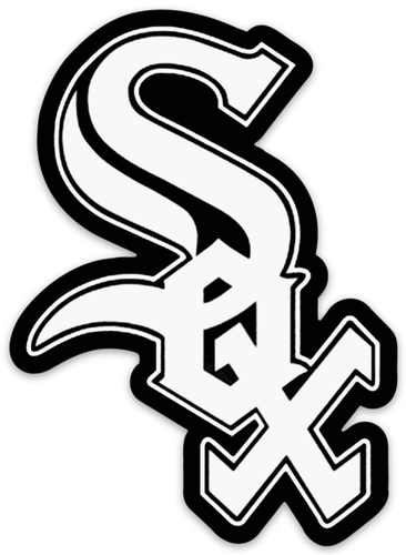 Chicago White Sox Traditional Sox Logo Type MLB Baseball Die-Cut MAGNET ...
