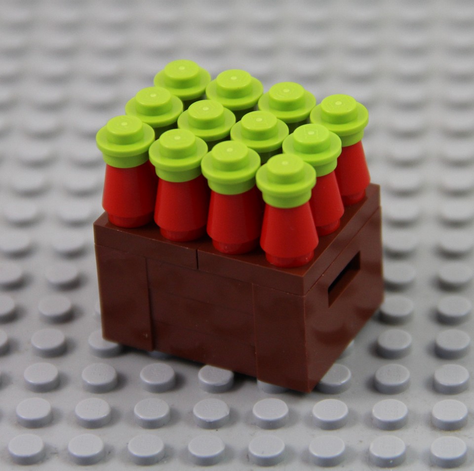 LEGO - Crates w/ 12-Pack Assorted Drinks Bottles Food Kitchen ...