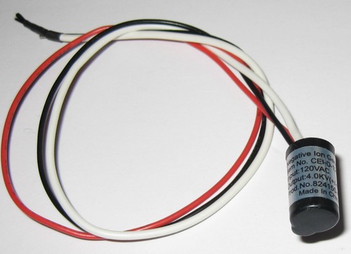Small Negative Ion Generator - 120 VAC - 4 kV Output - Produces 3 ...